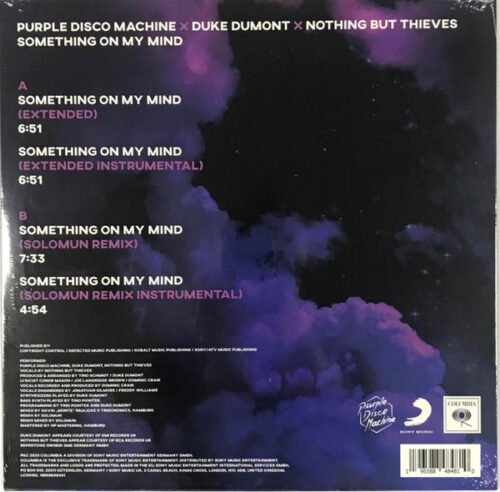 Purple Disco Machine Duke Dumont Nothing But Thieves Something On